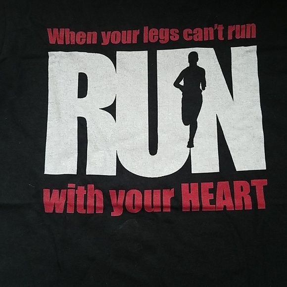 Tops | 2 Graphic Running Tee Shirts | Poshmark